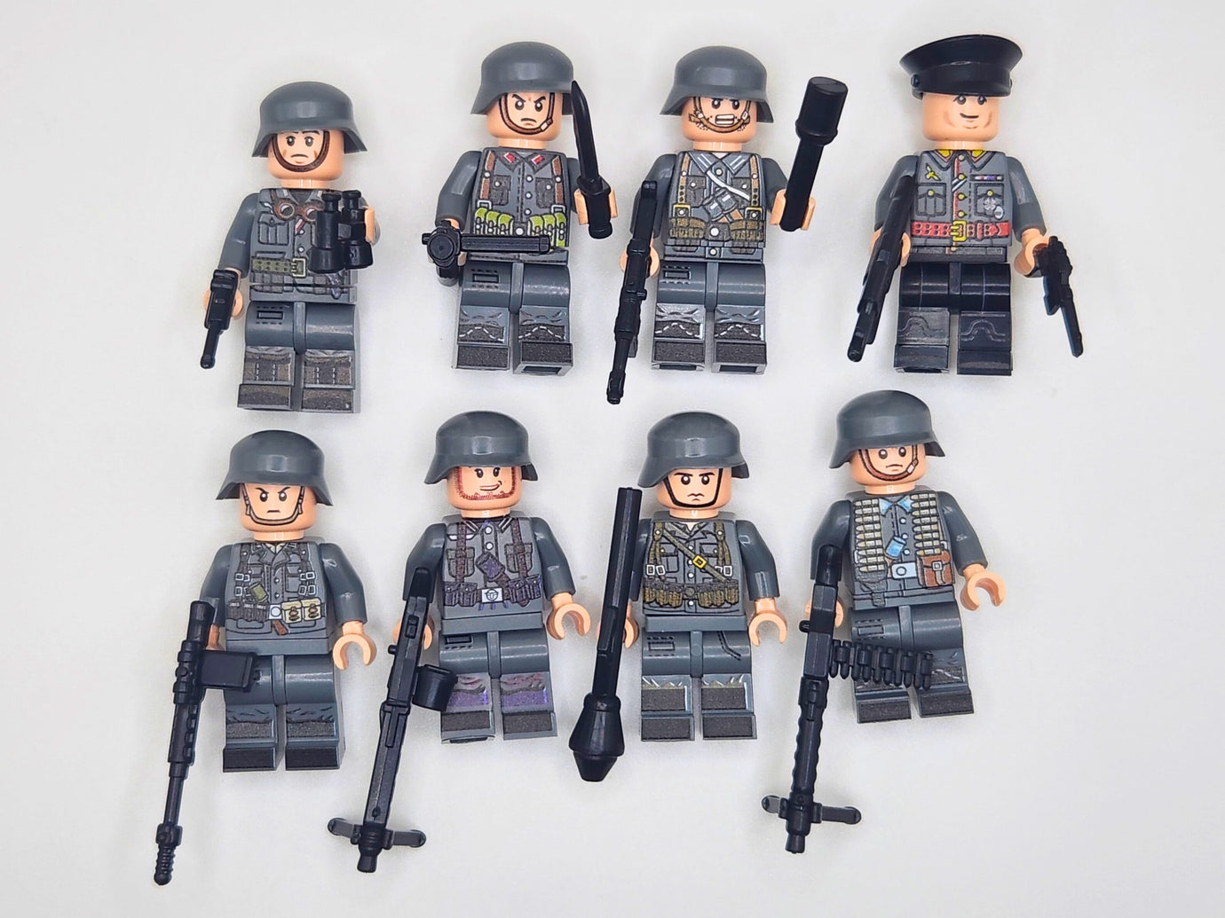 WWII - German Army 8 Man Squad - Mil-Blox – Mammoth Nation